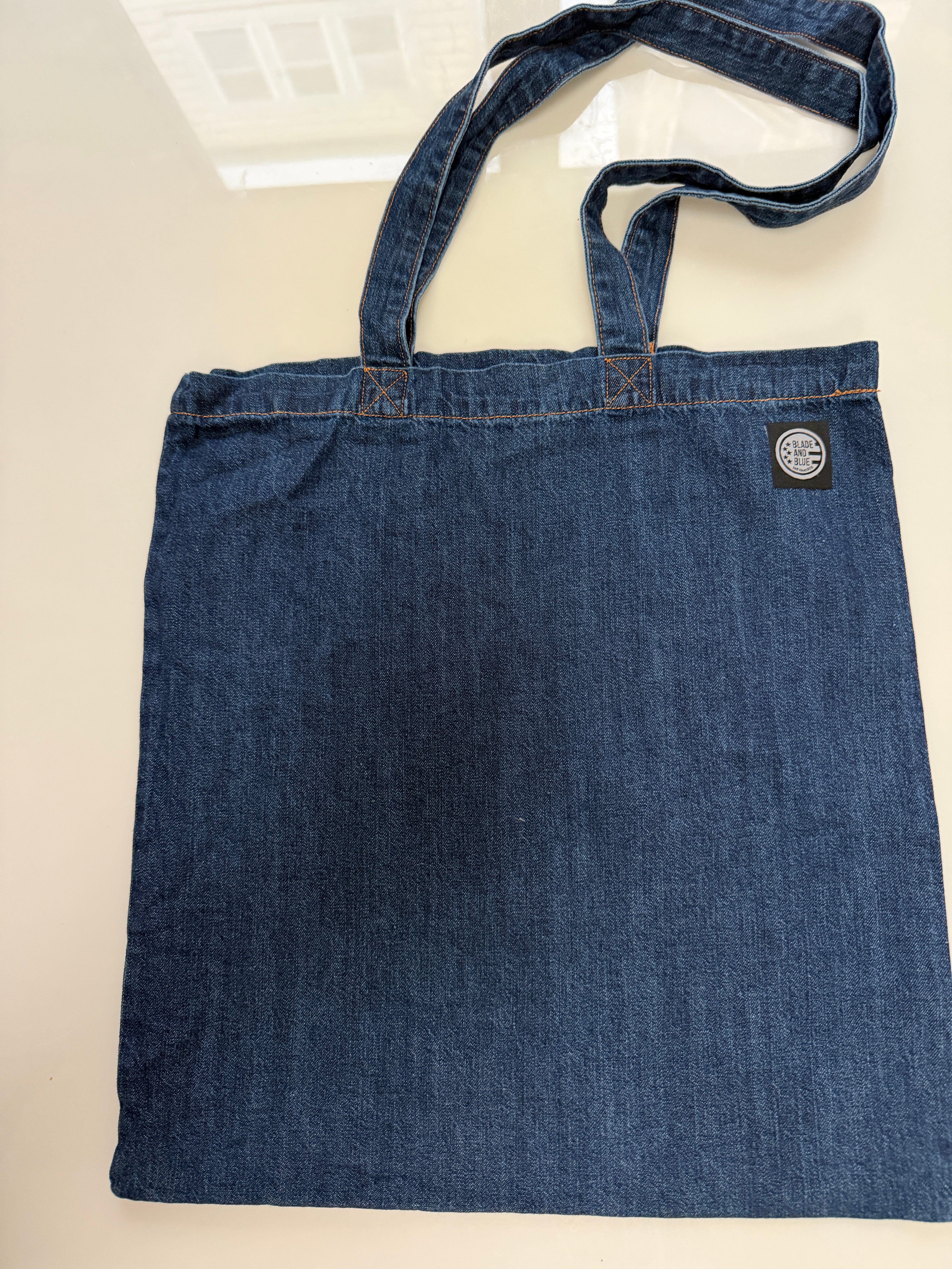 Sample Sale #85 : Blue Denim Tote Bag – Blade + Blue