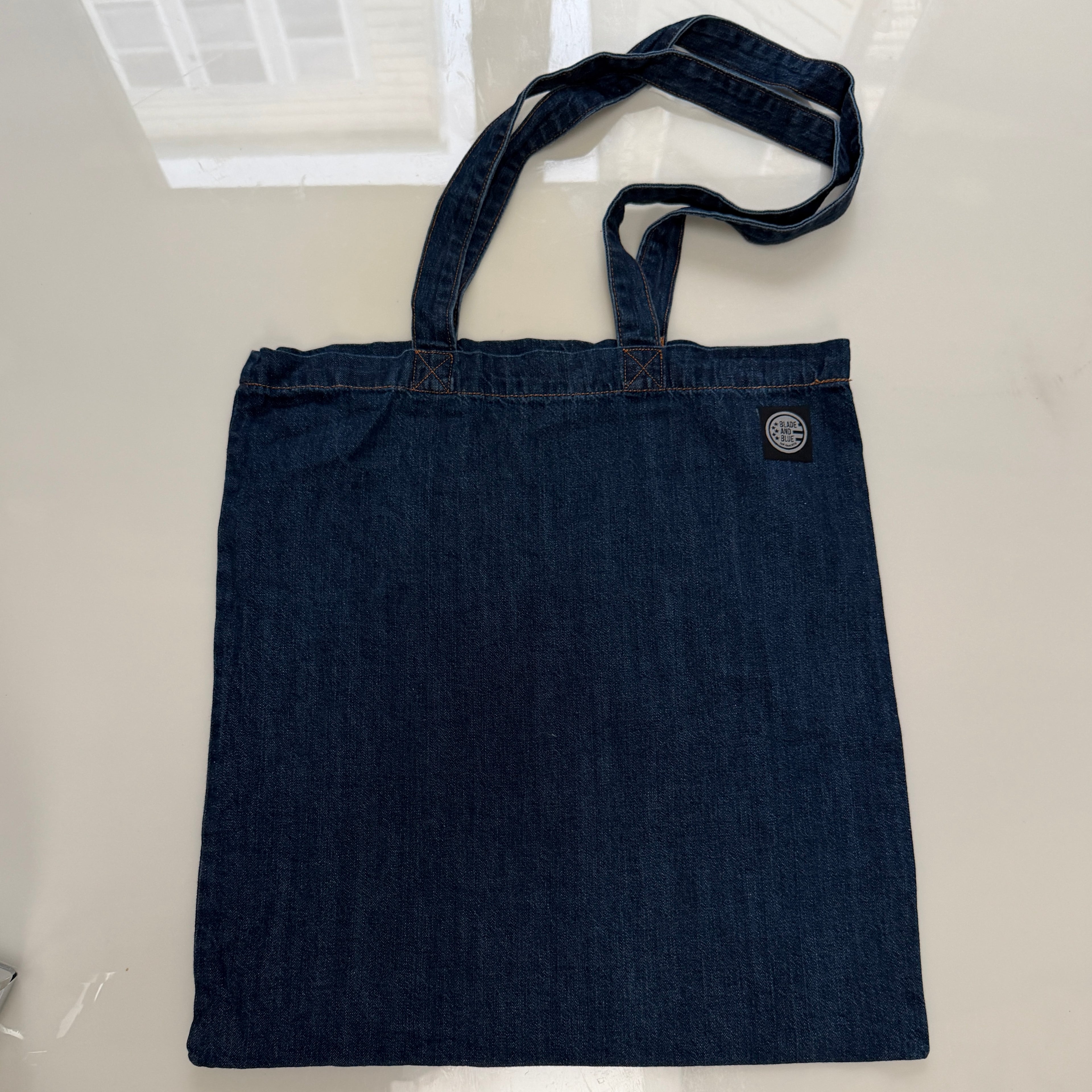 Sample Sale #85 : Blue Denim Tote Bag – Blade + Blue