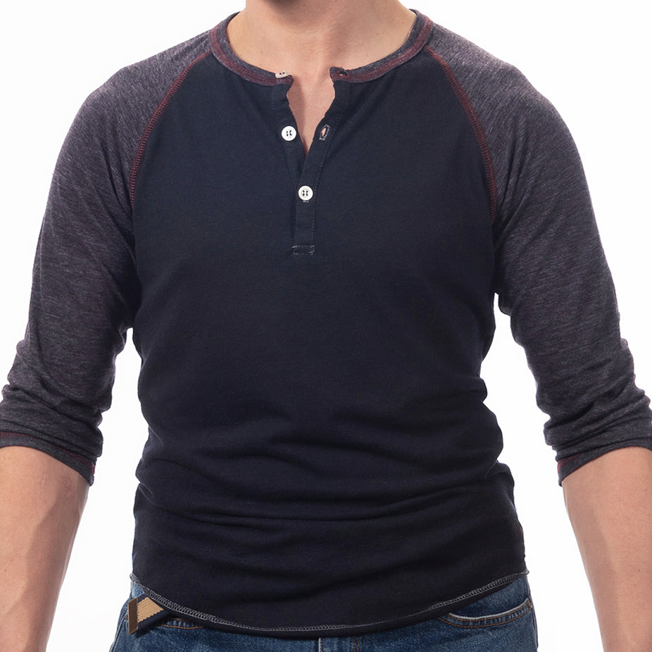 MADE IN USA Henleys – Blade + Blue