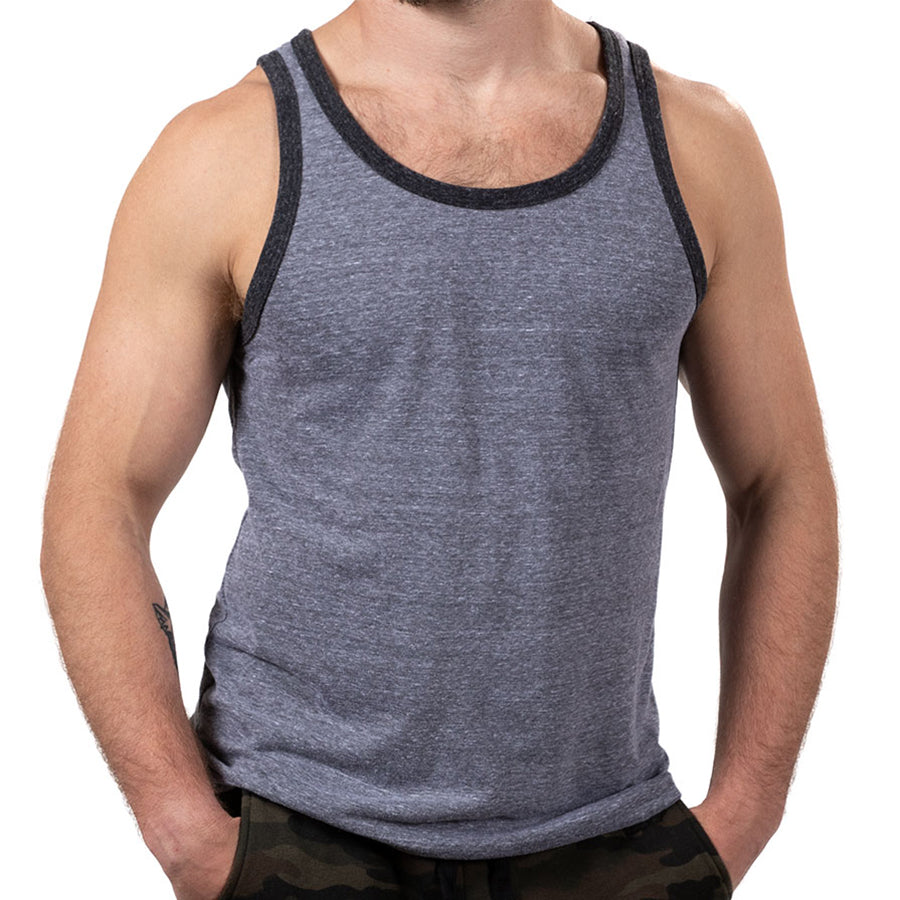Grey Tank Top Men